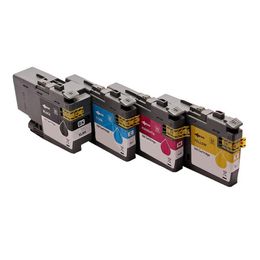ABC Tintenpatrone (Kompatibles Set 4x Druckerpatrone für Brother LC-3233 LC-3235XL