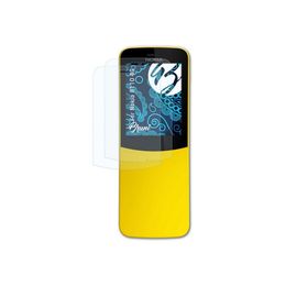 Bruni Schutzfolie Glasklare Displayschutzfolie für Nokia 8110 4G