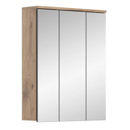 Newroom Spiegelschrank Doyle Spiegelschrank Eiche Spiegelglas Industrial Spiegel Wandspiegel Bad