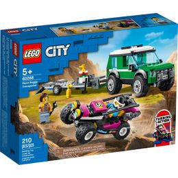 Lego® Konstruktionsspielsteine Lego® City 60288 Rennbuggy-Transporter