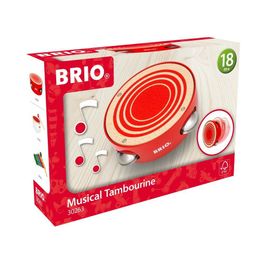 Brio® Spielzeug-Musikinstrument Brio Kleinkindwelt Holz Musikinstrument Schellentrommel 30263
