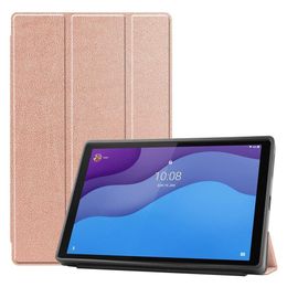 Wigento Tablet-Hülle Für Lenovo Tab M10 HD 2. Gen 2020 TB-X306F Tablet Tasche 3 folt Wake UP Smart Cover Etuis