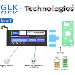 GLK-Technologies High Power Ersatzakku kompatibel mit Samsung Galaxy Note 5 SM-N920 EB-BN920ABA
