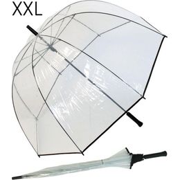 Happy Rain Langregenschirm XXL Glockenschirm transparent sehr groß
