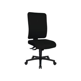 Topstar Drehstuhl Bürodrehstuhl mit Synchrontechnik schwarz 450-550 mm ohne Armlehnen Tragfähigkeit 110 kg