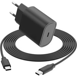 DESUO 25W USB C Schnell Ladegerät für Samsung A80 A53 A54 A33 A14 S23 S22 USB-Ladegerät