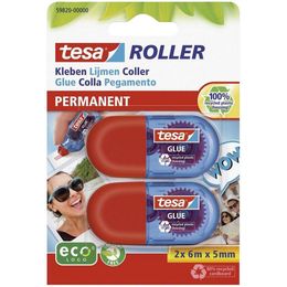 Tesa Klebeband Tesa Mini Klebe-Roller 6m 5mm permanent ecoLogo