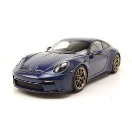 Norev Modellauto Porsche 911 992 GT3 Touring 2021 dunkelblau metallic Modellauto 1:18