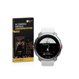 Protectorking Schutzfolie 2x 9H Hartglas für Polar Grit X Smart Watch Displa