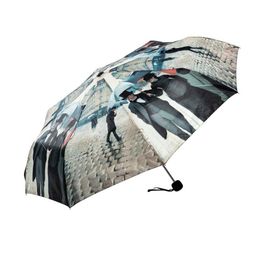 Luckyweather not just any other day Taschenregenschirm Regenschirm Motiv RAINY DAY IN PARIS Taschenschirm