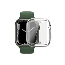 Protectorking Handyhülle 1x Schutzhülle für Apple Watch 7 41mm Smartwatch Schutz Hülle Case 41 mm OLED