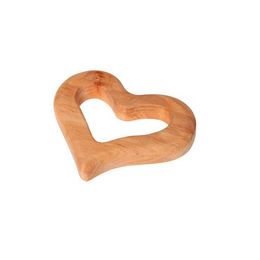 GRIMM´S Spiel und Holz Design Greifling Greifling schmeichelndes Herz 11cm Holzspielzeug Baby
