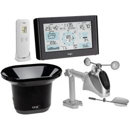 Tfa Dostmann WEATHER PRO TFA 35.1161.01 mit Wind und Regenmesser Funkwetterstation