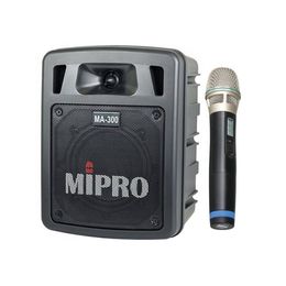 Mipro Audio A-300 Beschallungssystem mit Handsender Portable-Lautsprecher (Bluetooth