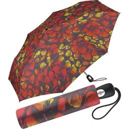 Pierre Cardin Taschenregenschirm schöner Damen-Taschenschirm mit Auf-Zu-Automatik