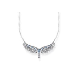 Thomas Sabo Collier Phönix-Flügel mit Blauen Steinen