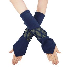 PUREWONDER Armstulpen Pulswärmer Handstulpen aus Fleece mit Schnürung hw4 (1 Paar)