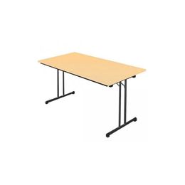 Steelboxx Klapptisch Klapptisch Besprechungstisch Konferenztisch Schreibtisch 120 x 80 cm (Komplett-Set