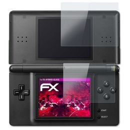 atFoliX Schutzfolie Panzerglasfolie für Nintendo DS-Lite