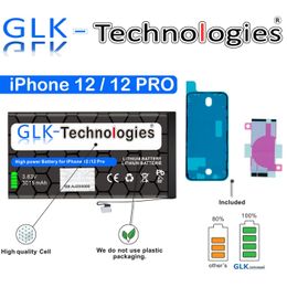 GLK-Technologies GLK für iPhone 12 Pro / 12 Akku inkl. 2x Klebebandsätze Handy-Akku
