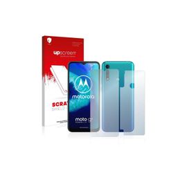 upscreen Schutzfolie für Motorola Moto G8 Power Lite (Display+Rückseite)