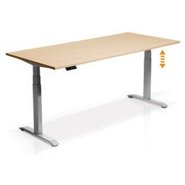 Moebel-Eins Schreibtisch, OFFICE ONE elektrisch höhenverstellbarer Schreibtisch / Stehtisch