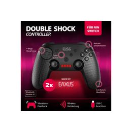 EAXUS Kabelloser DoubleShock Controller für Nintendo Switch Switch-Controller (2 St.