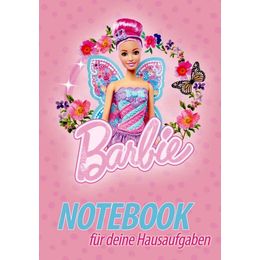 Nestler Schulheft Nestler Hausaufgabenheft Barbie Feenprinzessin Mattel A5