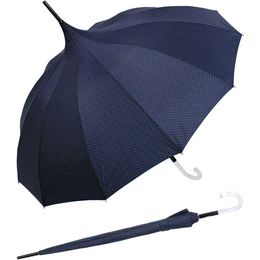 Doppler® Langregenschirm auffällig geformter Damenschirm mit Auf-Automatik