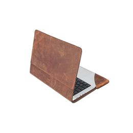 Solo Pelle Laptop-Hülle Ledertasche für das MacBook Pro 15 + 16 Zoll Lederhülle Case Hülle Münich für das Apple MacBook Pro Sleeve 40