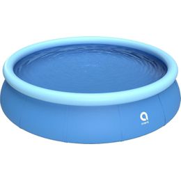 AVENLI Quick-Up Pool Prompt Set Pool 420 x 84 cm (Aufstellpool mit aufblasbarem Ring)