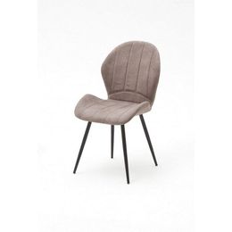 MCA furniture 4-Fußstuhl 2er Set 4-Fuß Stuhl Lima