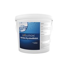 Evolution Poolpflege Evolution ChlorTabs 5 kg schnelllösliche 20 g Tabletten Desinfektion