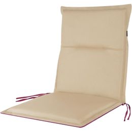 Aspero Sitzauflage Zweifarbige Stuhlauflage Niedriglehner Milazzo