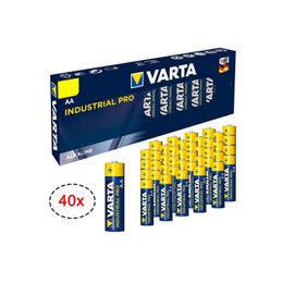 Varta 40er Pack AA Industrial Alkaline Mignon Batterie