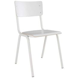 Zuiver Stapelstuhl Stuhl Stapelstuhl BACK TO SCHOOL Weiß von Zuiver