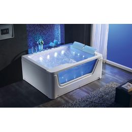 Duwilux Whirlpool-Badewanne Whirlpool Alabama 170x130 Badewanne weiß VERKÜRZTE LIEFERZEIT