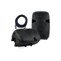 McGrey P215 MA Aktive und Passive PA-Boxen Set Party-Lautsprecher (Bluetooth