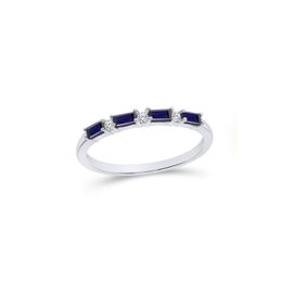 Stella-Jewellery Verlobungsring 585er Gold Ring mit Saphiren und Brillanten Gr. 56 (Saphir Diamant Ring
