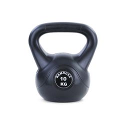 RAMROXX Kettlebell 10 kg Profi Kettlebell Kugelhantel Schwunghantel Schwarz