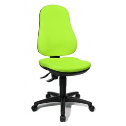 Topstar Drehstuhl Hochwertiger Drehstuhl grün Bürostuhl ergonomisch ohne Armlehnen