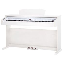Classic Cantabile Digitalpiano Classic Cantabile DP-50 WM E-Piano weiß matt