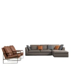 JVmoebel Wohnzimmer-Set, Eck Design Sofa Italienische Möbel Sitz Polster Garnitur Leder Couch