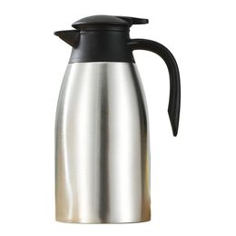 Rungassi Isolierkanne Thermoskanne Isolierkanne Kaffeekanne 2 Liter CF-ThERM2 Farbe: silber