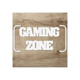 Namofactur 3D-Wandtattoo Gaming Zone Wand Deko für Gamer (4-teilig)