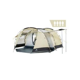 CampFeuer Tunnelzelt Zelt Super+ für 4 Personen