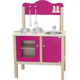 LeNoSa Spielküche Simply for Kids • Kinderküche aus Holz • inkl. Zubehör • Alter 3+ Holz
