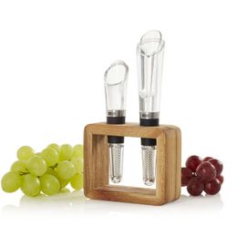 AdHoc Flaschenausgießer Wein-Genießer-Set Vine