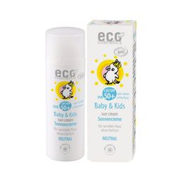 Eco Cosmetics Sonnenschutzcreme ECO Baby & Kids Sonnencreme LSF 50+ neutral 50 ml