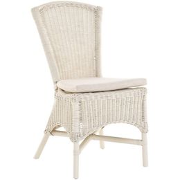 Krines Home Esszimmerstuhl Rattan Esszimmer-Sessel Rattanstuhl Esszimmerstuhl Küchenstuhl